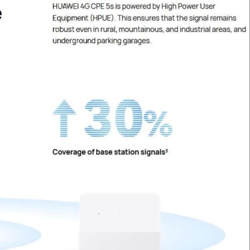 Jual Huawei B320 Modem WiFi Router Wireless 4G CPE 5s LTE 195Mbps Wi-Fi ...