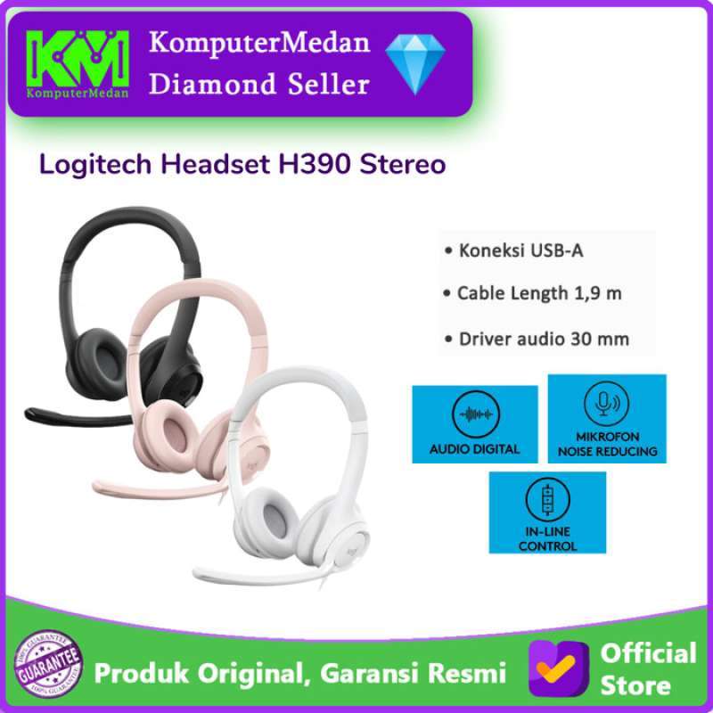 Jual Logitech H390 Usb Headset Di Seller Komputermedan - Komputer Medan ...