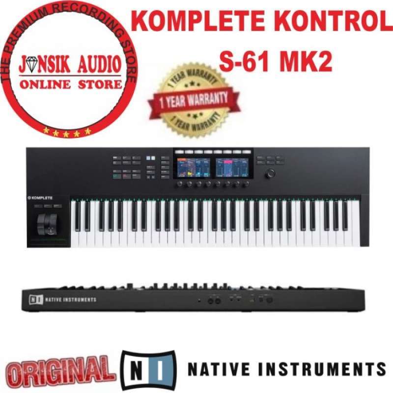 Jual Native Instruments Komplete Kontrol S61MKII Smart Keyboard ...