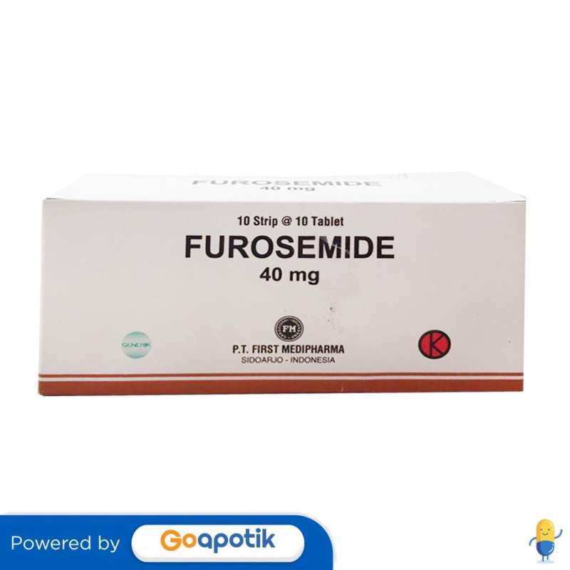 Jual FUROSEMIDE FIRST MEDIFARMA 40 MG BOX 100 TABLET di Seller Klinik ...