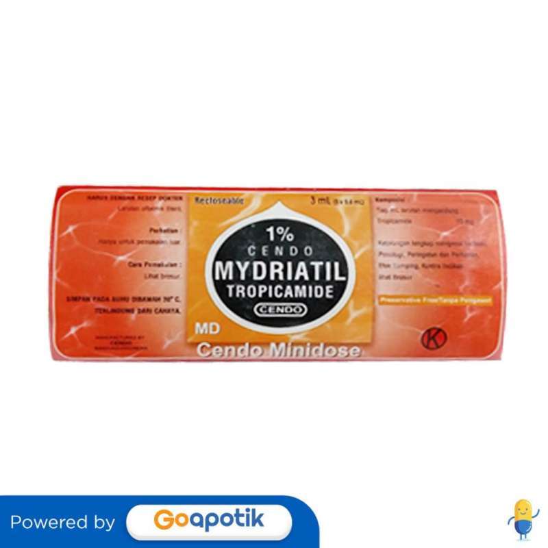 Jual Cendo Mydriatil 1% 5 X 0.6 Ml Mini Dose Di Seller Klinik Apotek ...