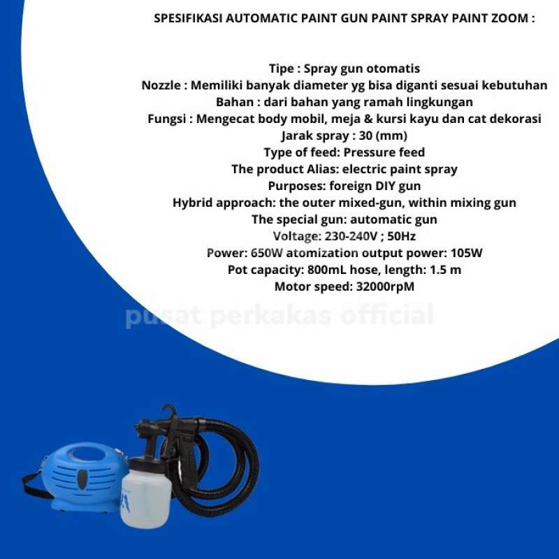 Jual Compressor listrik Spray Gun Kompresor Mini Alat Cat Mesin Semprot ...