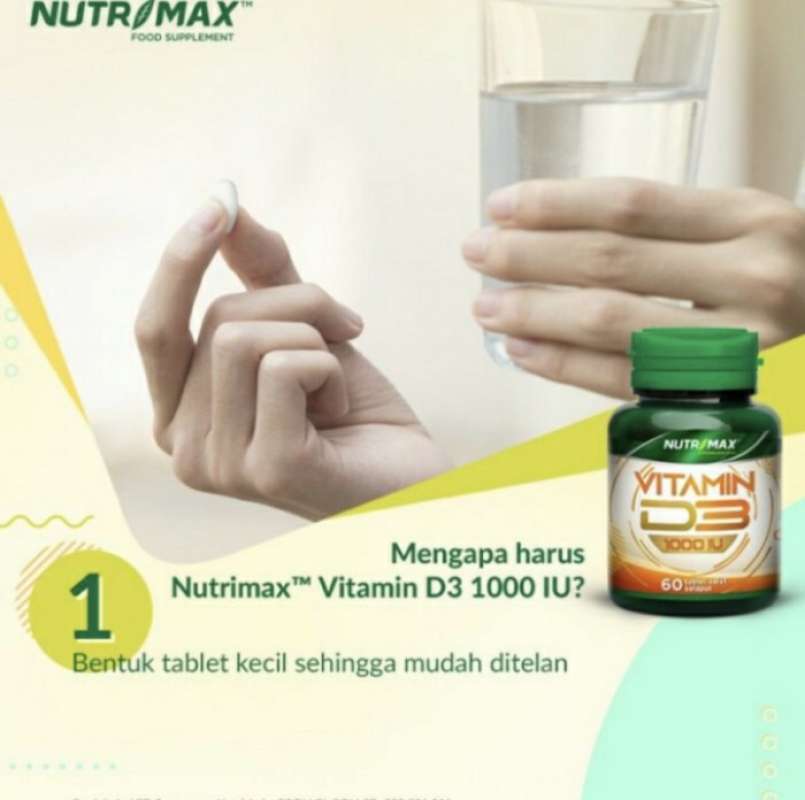 Promo Nutrimax D3 1000 IU @ 60 Tablet Diskon 33% di Seller Medika ...
