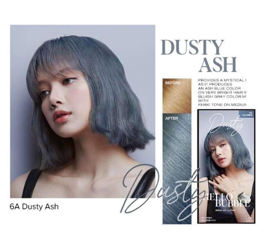 Promo MISE EN SCENE - HELLO BUBBLE DUSTY ASH HAIR COLOR KOREA BLACKPINK ...