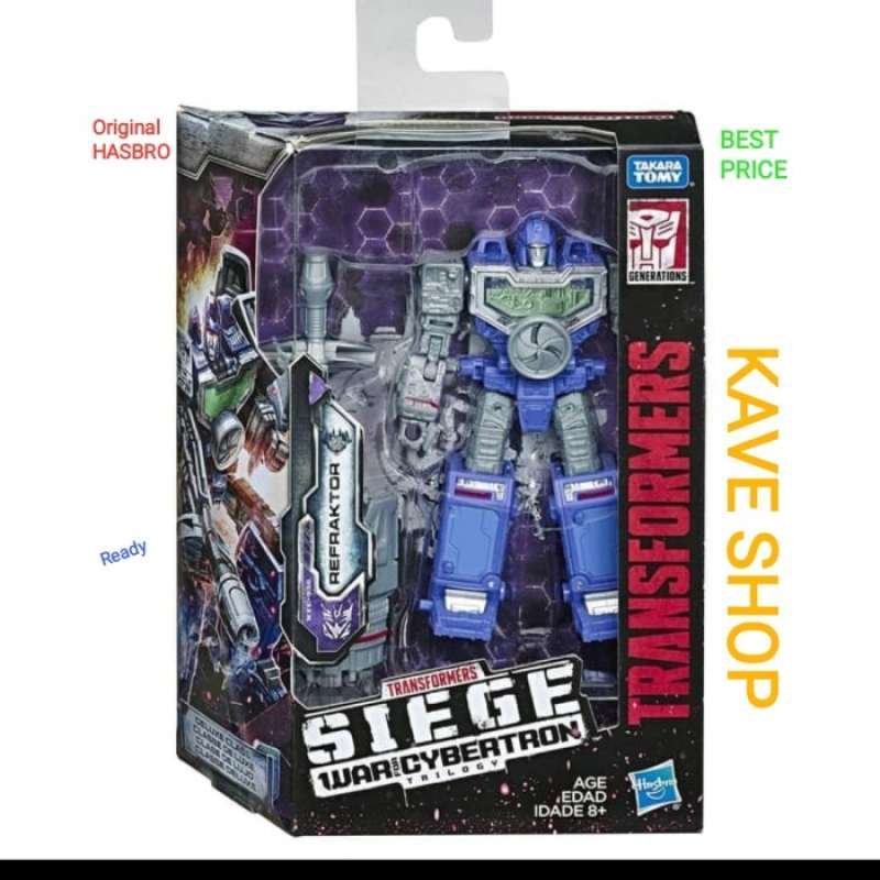 Promo Transformers Wfc Siege War Deluxe Refraktor Diskon 23% Di Seller ...