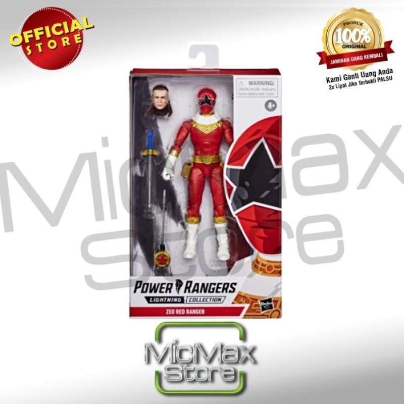 Promo Power Rangers Lightning Collection Zeo Red Ranger Merah 6 Inch ...