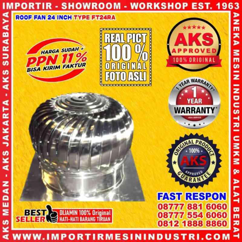 Jual Turbine Ventilator Ventilasi Blower Roof Fan 24 Inch-FT24RA di ...