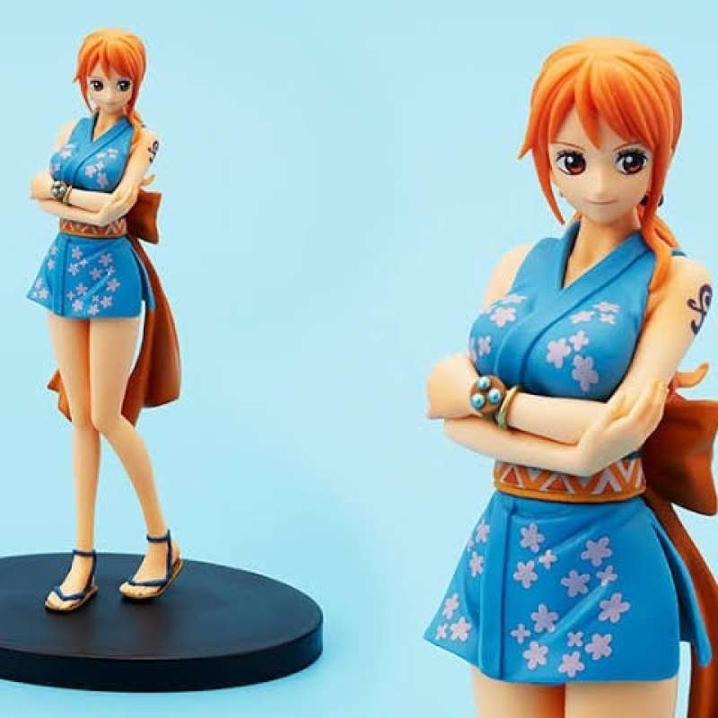 Promo Banpresto DXF One Piece Nami Grandline Man Wano Statue Figure ...