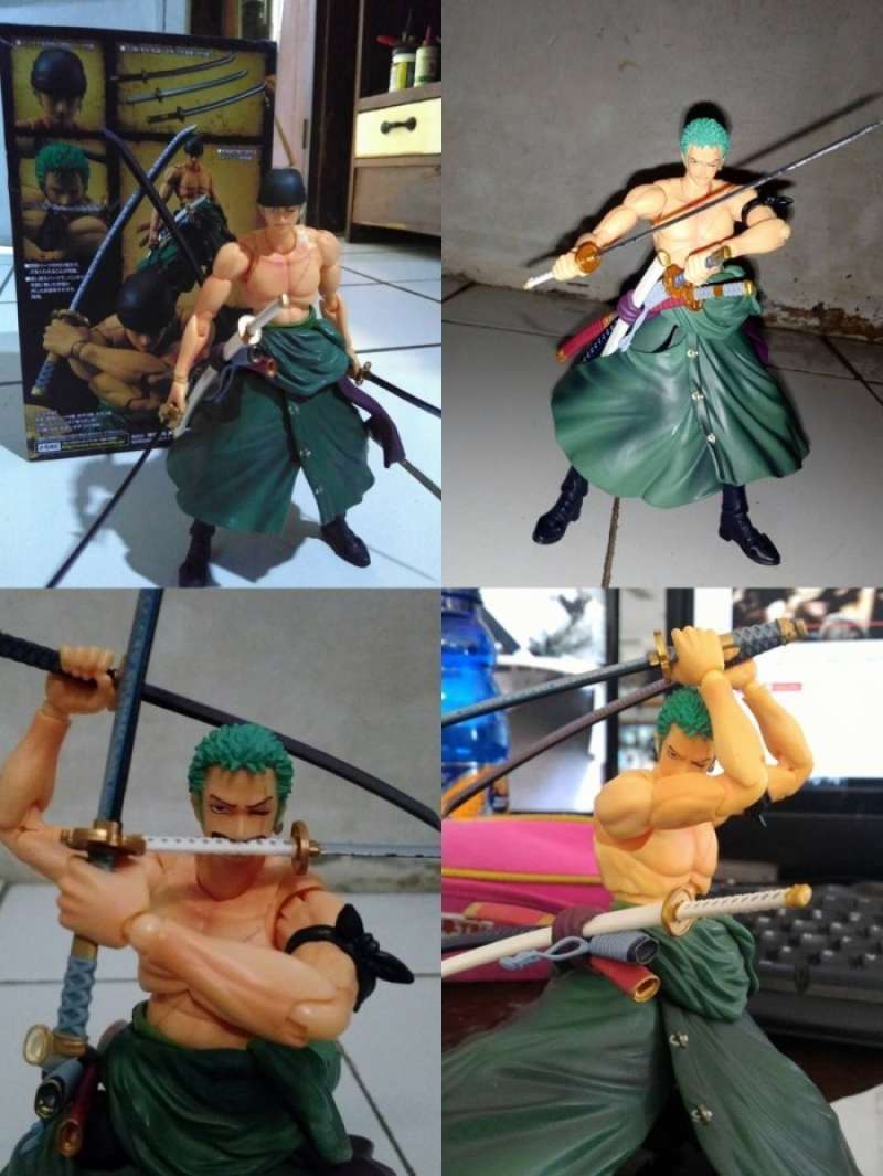 Promo Vah Zoro One Piece Figure Figma Zorro Mainan Artikulasi Pajangan ...