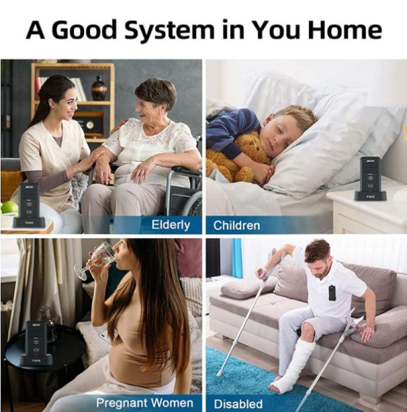 Promo Doorbell Interkom Wireless Two-way Audio Intercom Doorbell Tanpa ...