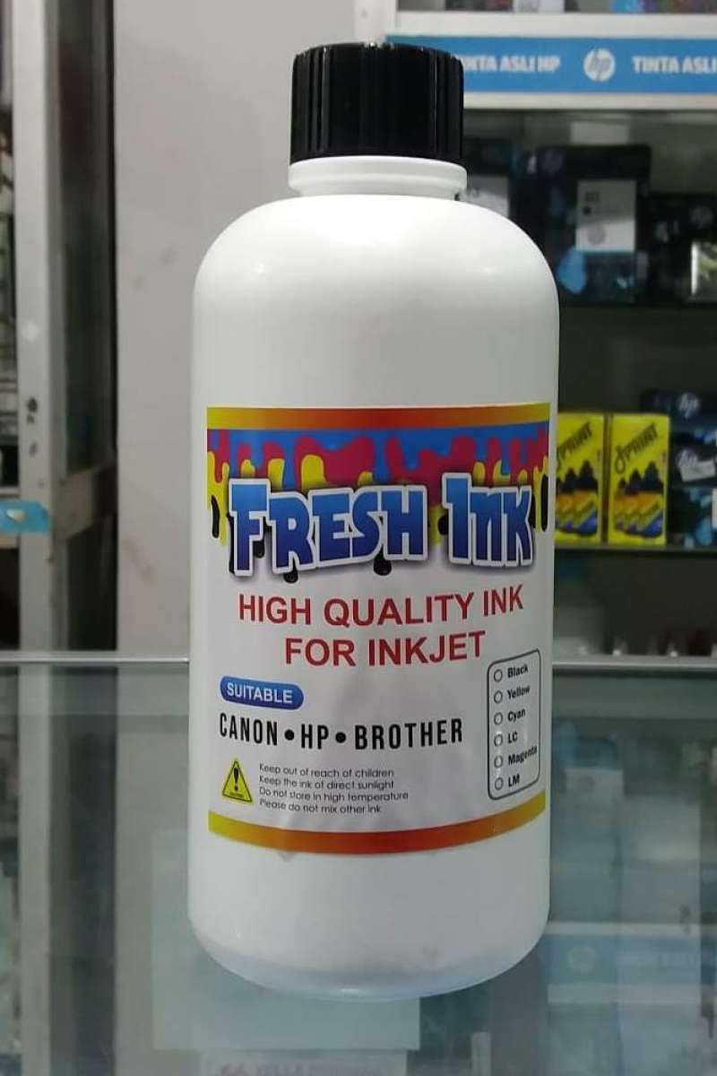 Jual Tinta Refill Botolan Fresh Ink Black 1liter Untuk Printer Ink-system Di Seller Laris Plaza ...