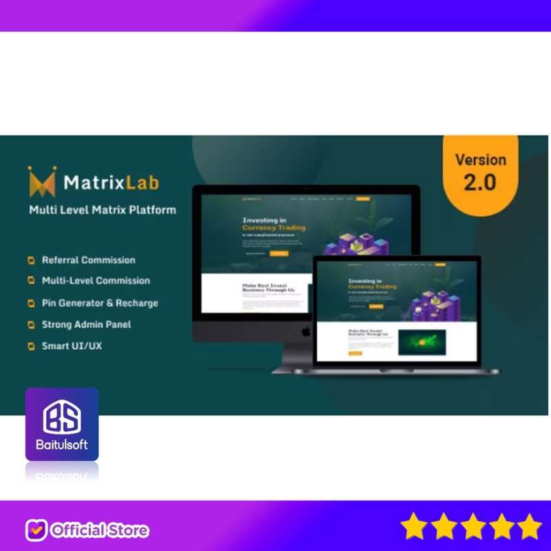 Promo Source Code Aplikasi Matrixlab Multilevel Matrix Platform By
