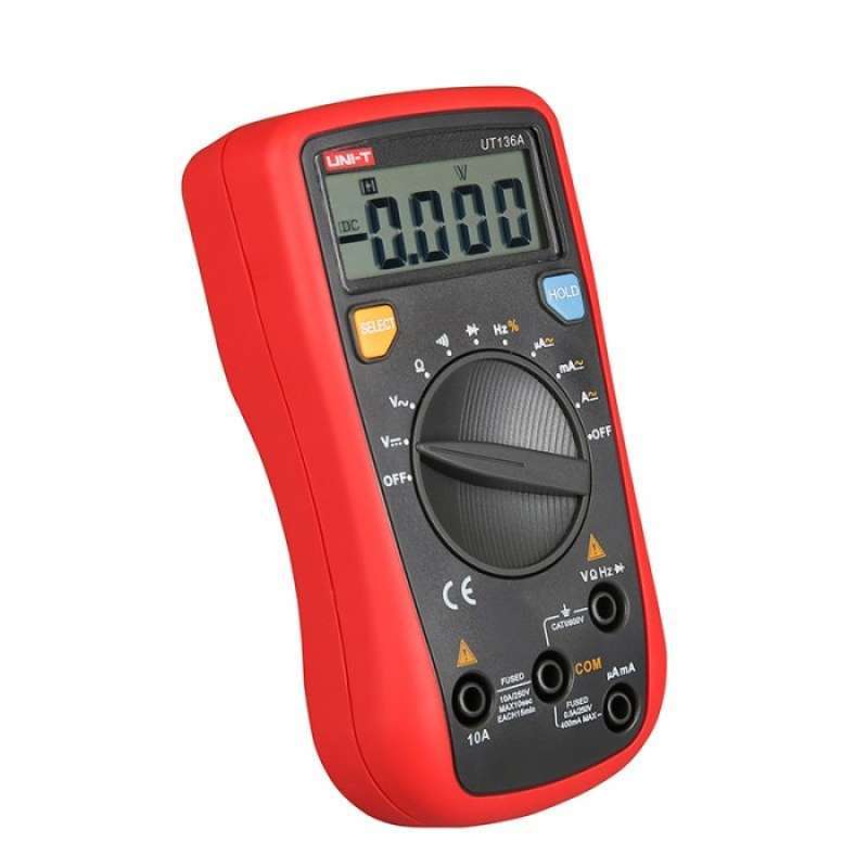 Promo UNI-T UT136A Digital Multimeter Auto Range AC DC Diskon 23% di ...