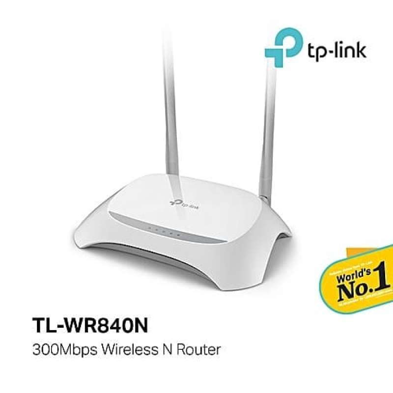 Promo TP-LINK TL-WR840N 300Mbps Wireless N Router Diskon 23% di Seller ...