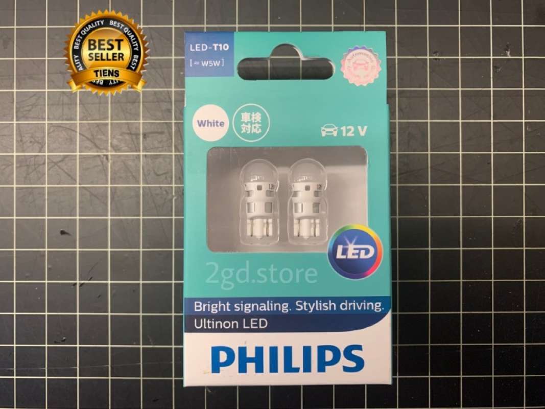 Promo Philips Ultinon Led T10 Original Bergaransi Diskon 23% di Seller ...