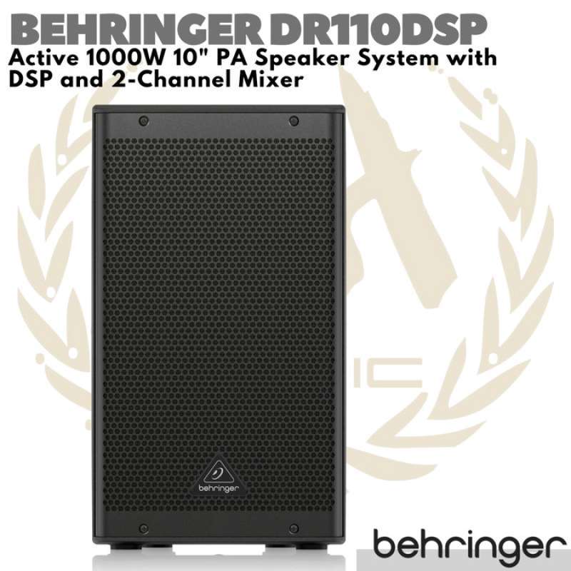 Jual BEHRINGER DR110DSP Active 1000W 10 PA Speaker System with DSP ...
