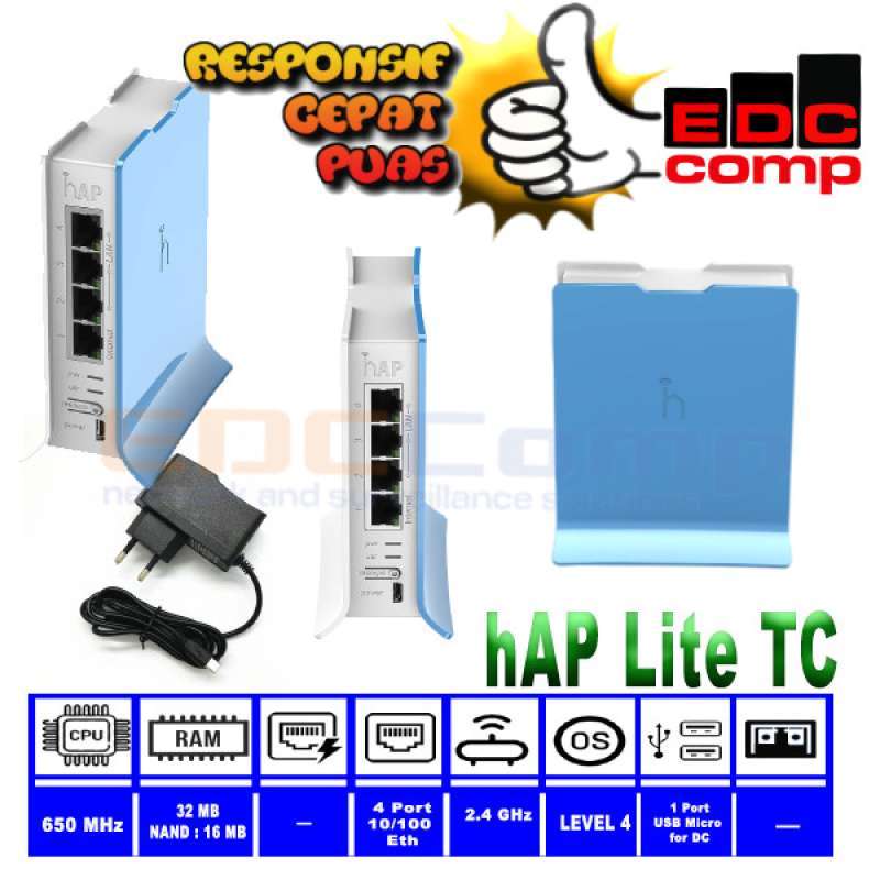 Promo Mikrotik Rb941 2nd Tc Router Wireless Hap Lite2 Router Mikrotik