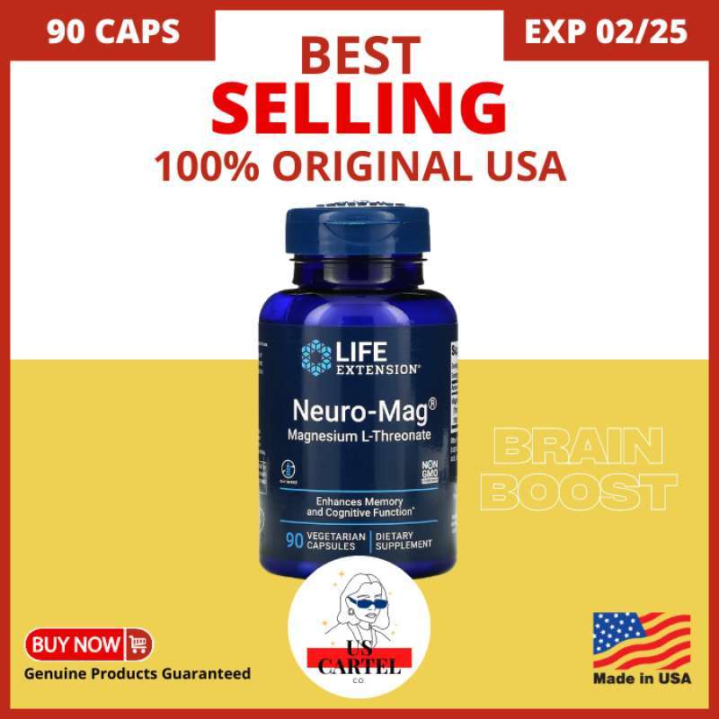 Promo Life Extension Neuro Mag Magnesium L-threonate Neuro-mag 90 ...