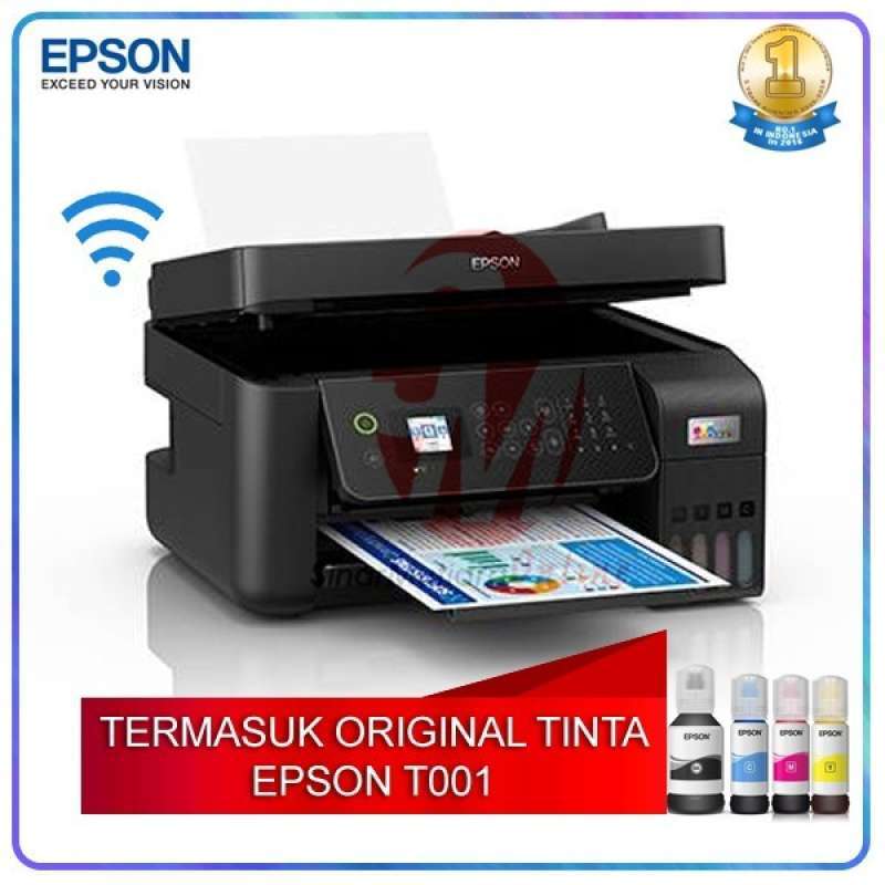 Promo Printer Epson L 6270 A4 Ecotank Print Scan Wifi Duplex with ADF ...