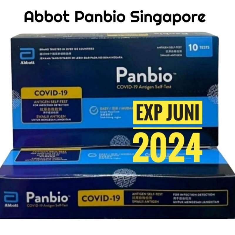 Promo Abbott Panbio Nasal Antigen Singapore Per Box Isi 10 Pc Self Test ...