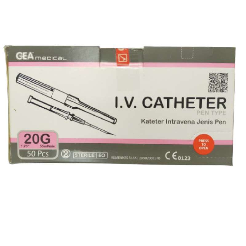 Promo Iv Catheter 20G Surflo Infus Abbocath Pen Abocath I.V Cateter 20 ...
