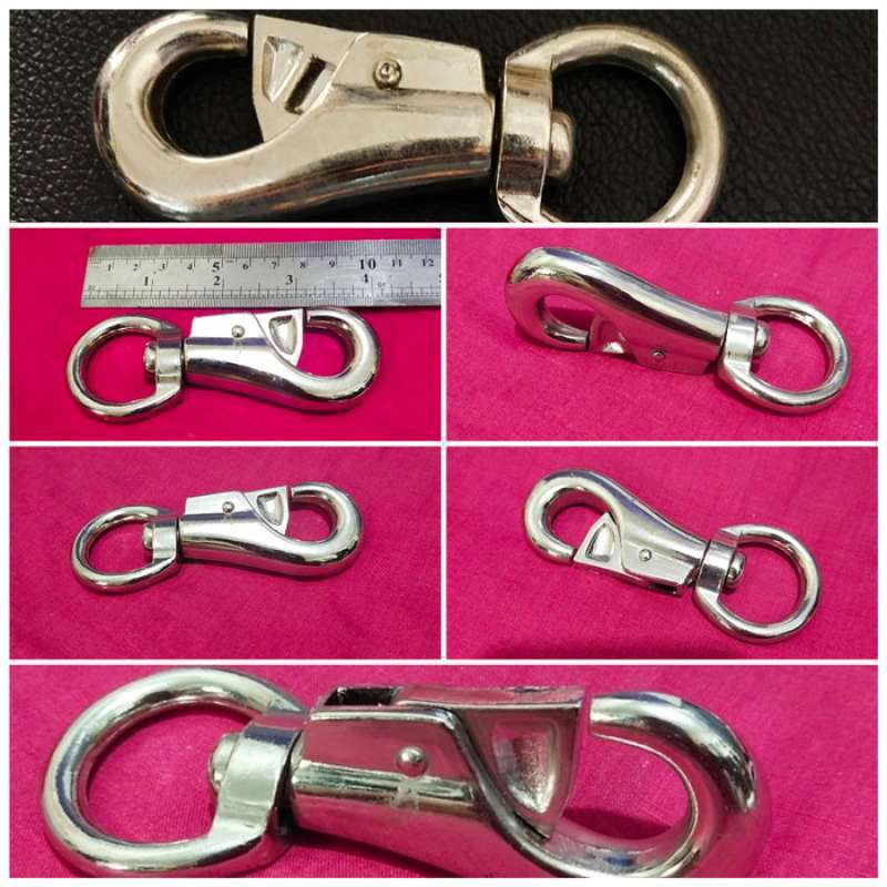 Jual Hook Shackle Besi Heavy duty Besar Kuat Pengait Sling Baja Rantai ...