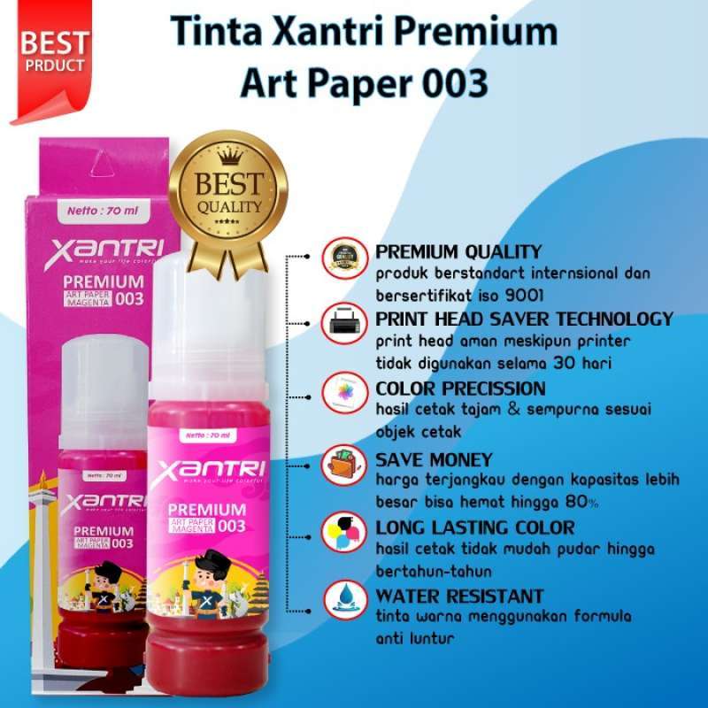Promo Tinta Art Paper Epson 003 Refill Printer L3150 L3156 L5190 L4150 ...