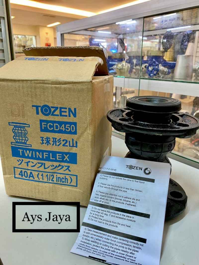 Promo Flexible Tozen 2 Inchi / Flexible Rubber Joint Jis 10k (twin Flek ...