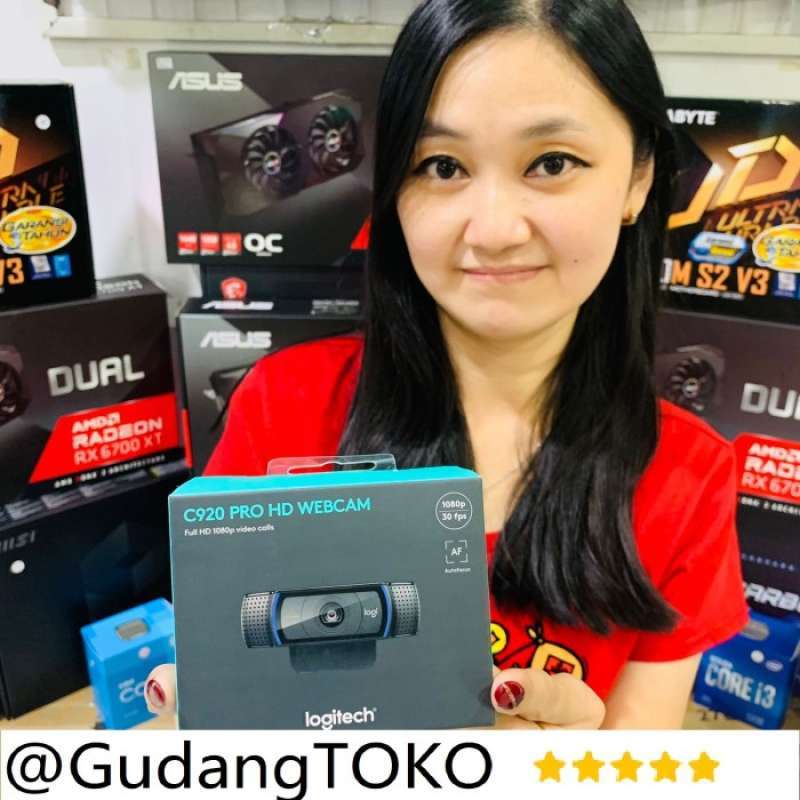 Promo New Logitech C920 Pro Stream Webcam Full Hd 1080p 30fps Diskon 23 ...