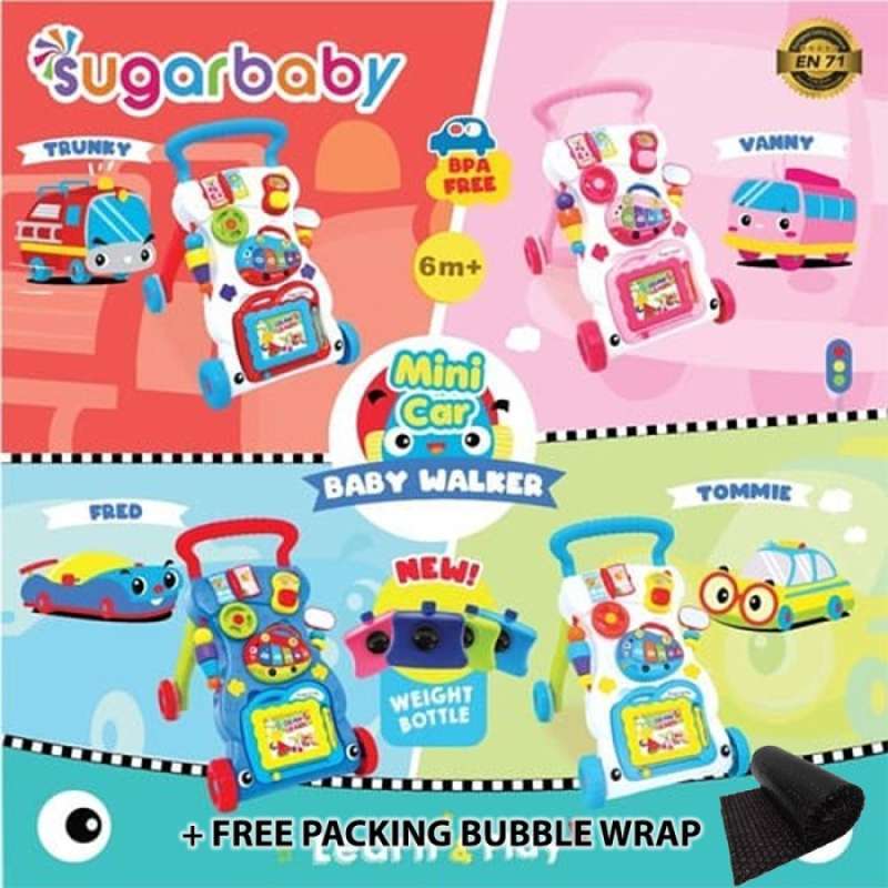 Promo Sugar Baby Mini Car Push Walker Baby Walker Alat Bantu Bayi ...
