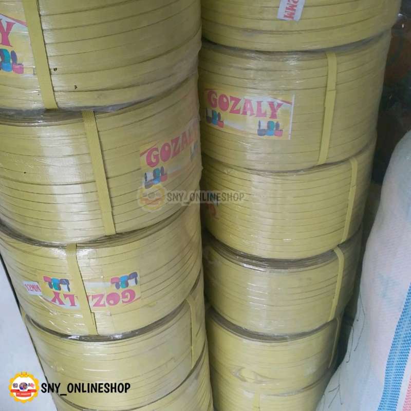 Jual Tali Strapping Band / Straping / Strapping Band Kuning 12mm 8kg ...