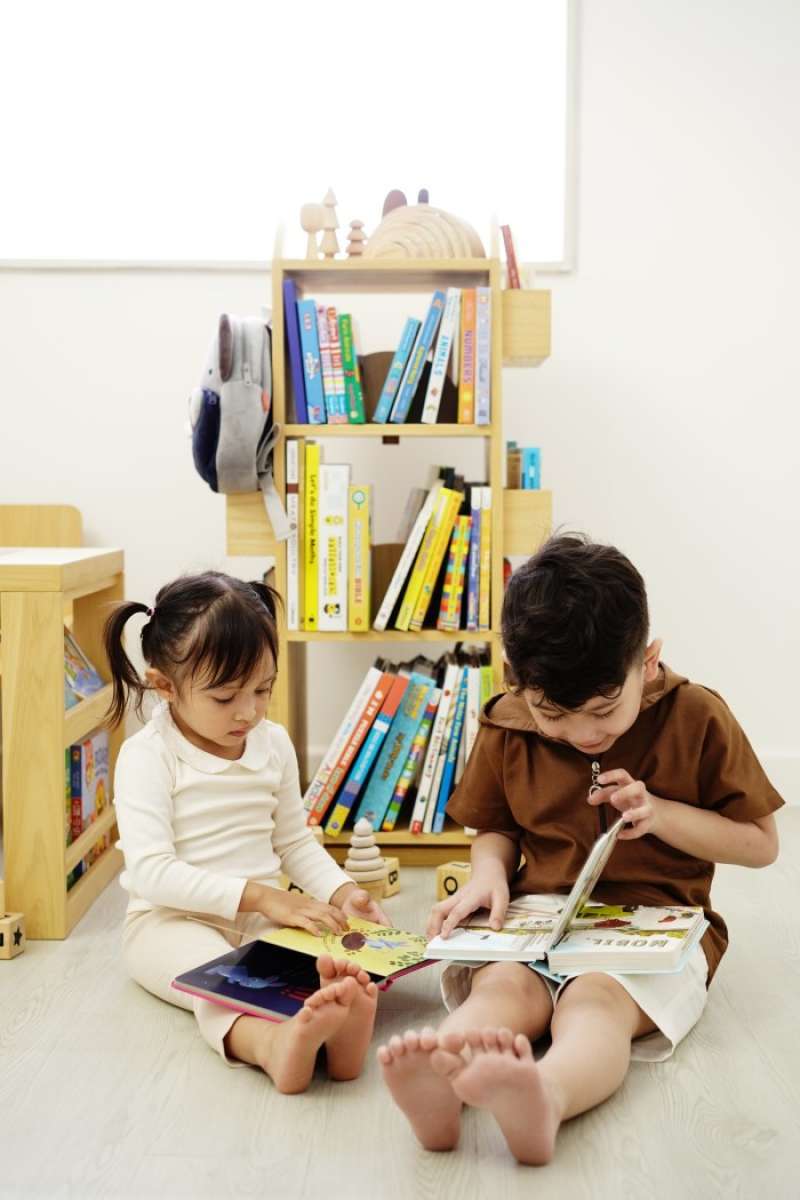 Promo Satsurou + |bookshelf |rotating Book Shelf | Rak Buku Diskon 23% ...