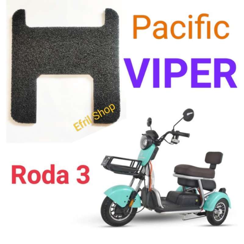 Promo Alas Kaki Karpet Sepeda Motor Listrik Roda Tiga Pacific Viper ...