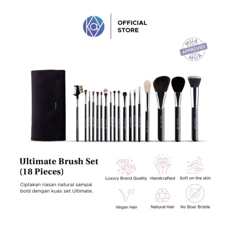 Promo Masami Ultimate Brush Set (18 Pieces) Diskon 23% Di Seller Vulva Store - Kalibata, Kota ...