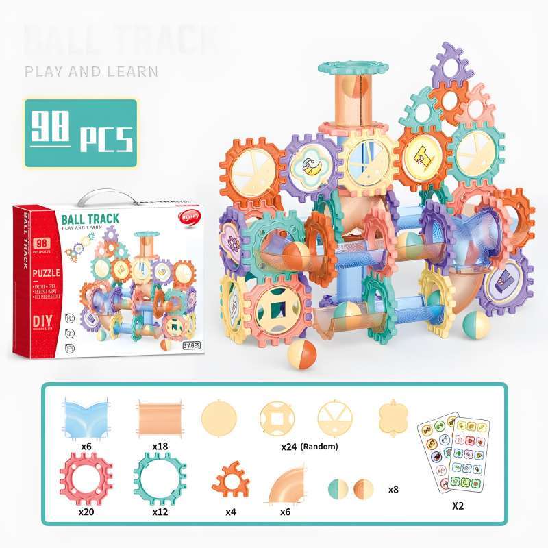 Jual BALL TRACK PLAY AND LEARN 98 PCS di Seller Clover Lynn Store ...