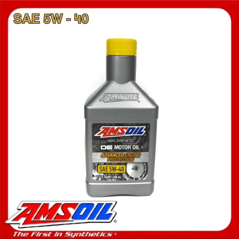 Promo Amsoil OE SAE 5W-40 100% Synthetic Full Motor Oil Cocok Untuk ...