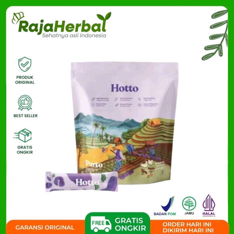 Jual Hotto Purto Multigrain With Purple Potato / Ubi Ungu 1 Pouch Asli ...