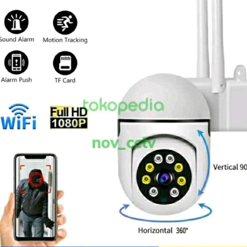 Jual Ip Camera Cctv Outdoor App V380(fitur Lengkap) Full Hd Cctv ...