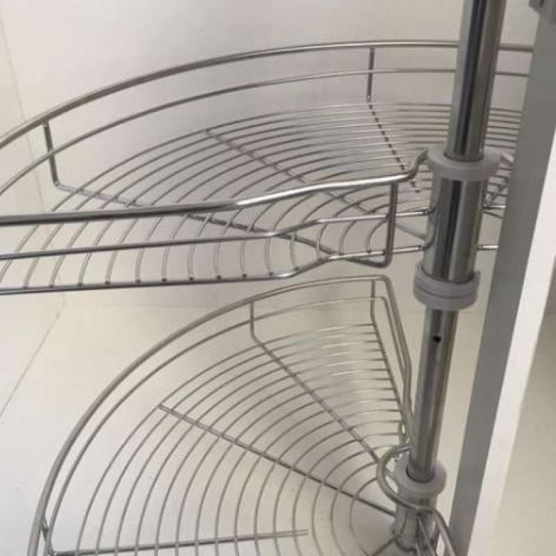 Jual Rak Bumbu Sudut Taco / Rak Sudut Kitchen Set 2 Susun / Taco Hw-009i Di Seller Premier ...