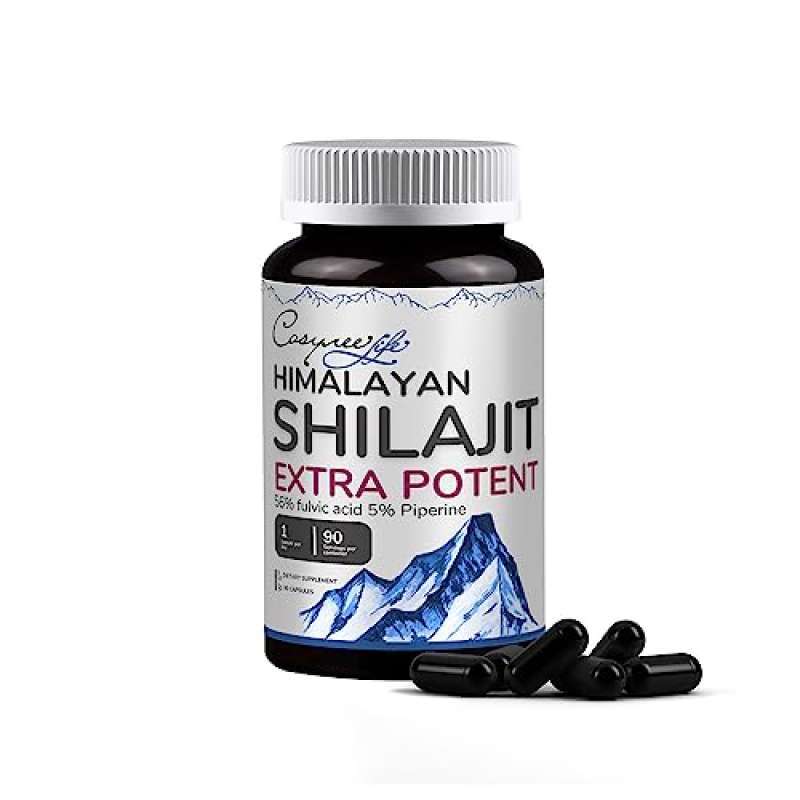 Jual Shilajit Himalayan Capsules Made with Pure and Organic Shilajit ...
