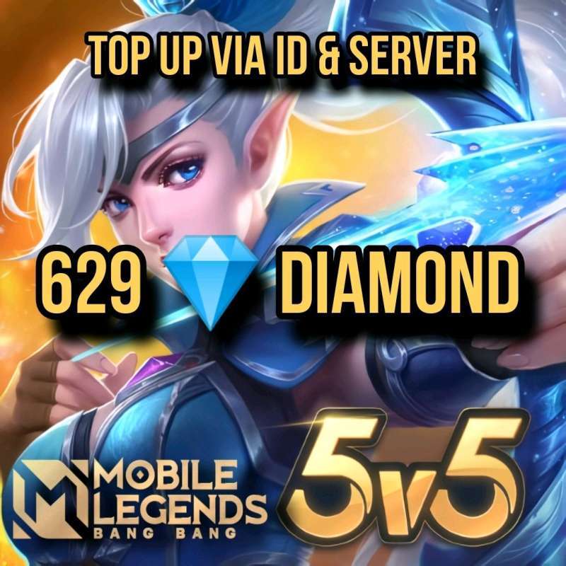 Promo Diamond Mobile Legends 629 Diamonds DM ML MLBB Event Voucher Game ...