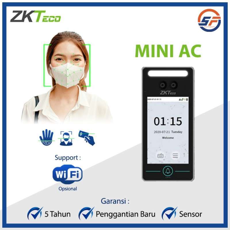Jual Absensi & Access Control ZKTECO Mini AC / Absen Wajah / Palm ...