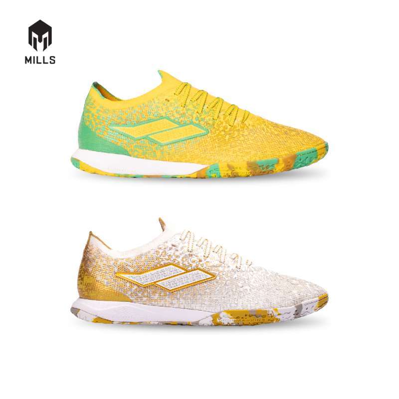 Jual Mills Sepatu Futsal Xyclops Panthera Rs In White / Gold 9402502 ...