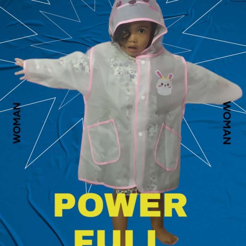 Promo Jas Hujan Anak Terusan Karakter Animal / Jas Hujan Transparan ...