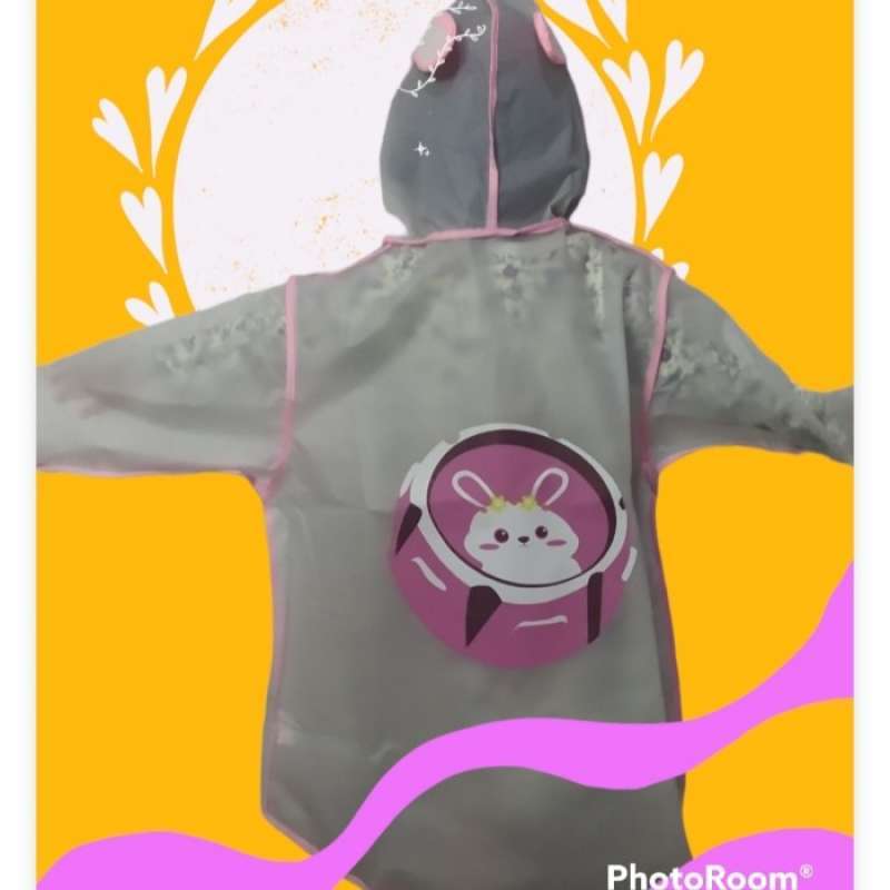 Promo Jas Hujan Anak Terusan Karakter Animal / Jas Hujan Transparan ...