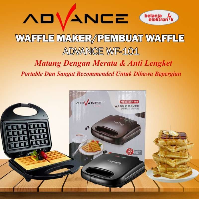 Promo Advance Waffle Maker Pemanggang Roti Waffle 2 Lapis Wf-101 Terbaik Diskon 32% di Seller ...