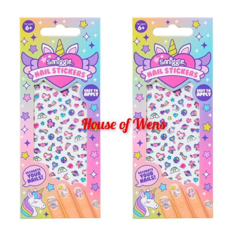 Promo Smiggle Confetti Nail Stickers - Stickers Kuku Anak Diskon 23% Di ...