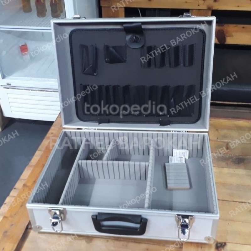 Promo KOPER PERALATAN BARBERSHOP/PANGKAS RAMBUT, TOOL CASE/BOX ALAT ...