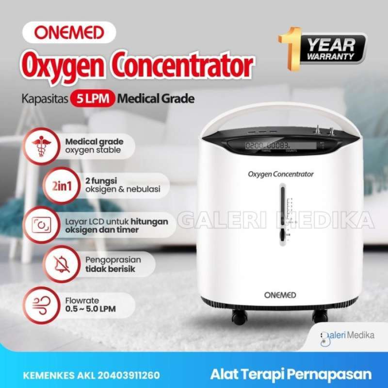 Promo Onemed Oxygen Concentrator - Mesin Penghasil Oksigen / Oksigen ...