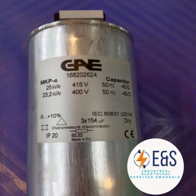 Promo Kapasitor / Capasitor GAE MKP-C 3PHASE 15Kvar 415V / MKPC 15Kvar GAE Diskon 23% di Seller ...